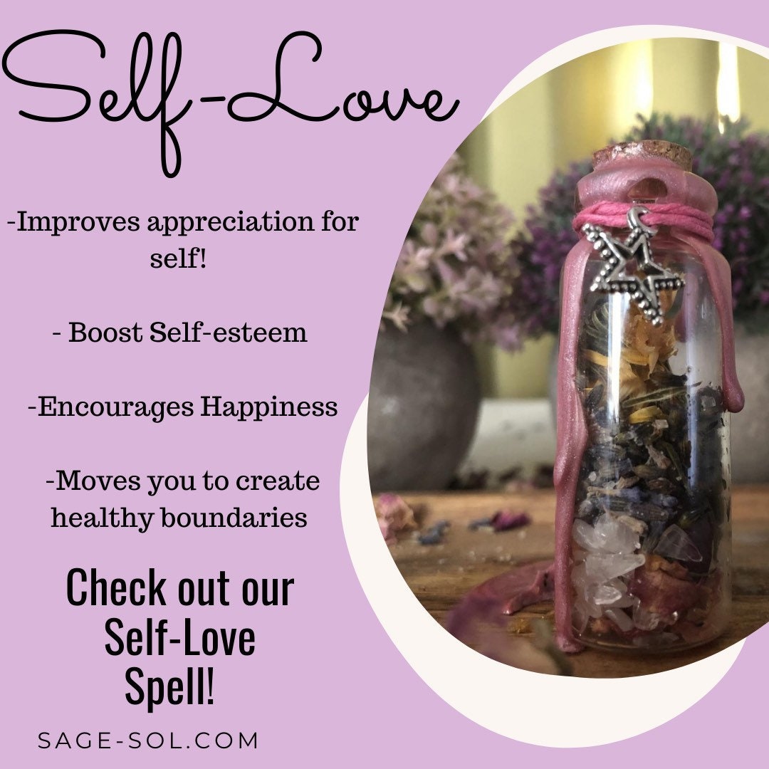 Self-love Spell Jar - Etsy UK