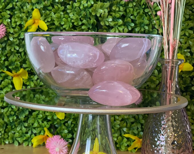 Rose Quartz Pebbles - Etsy