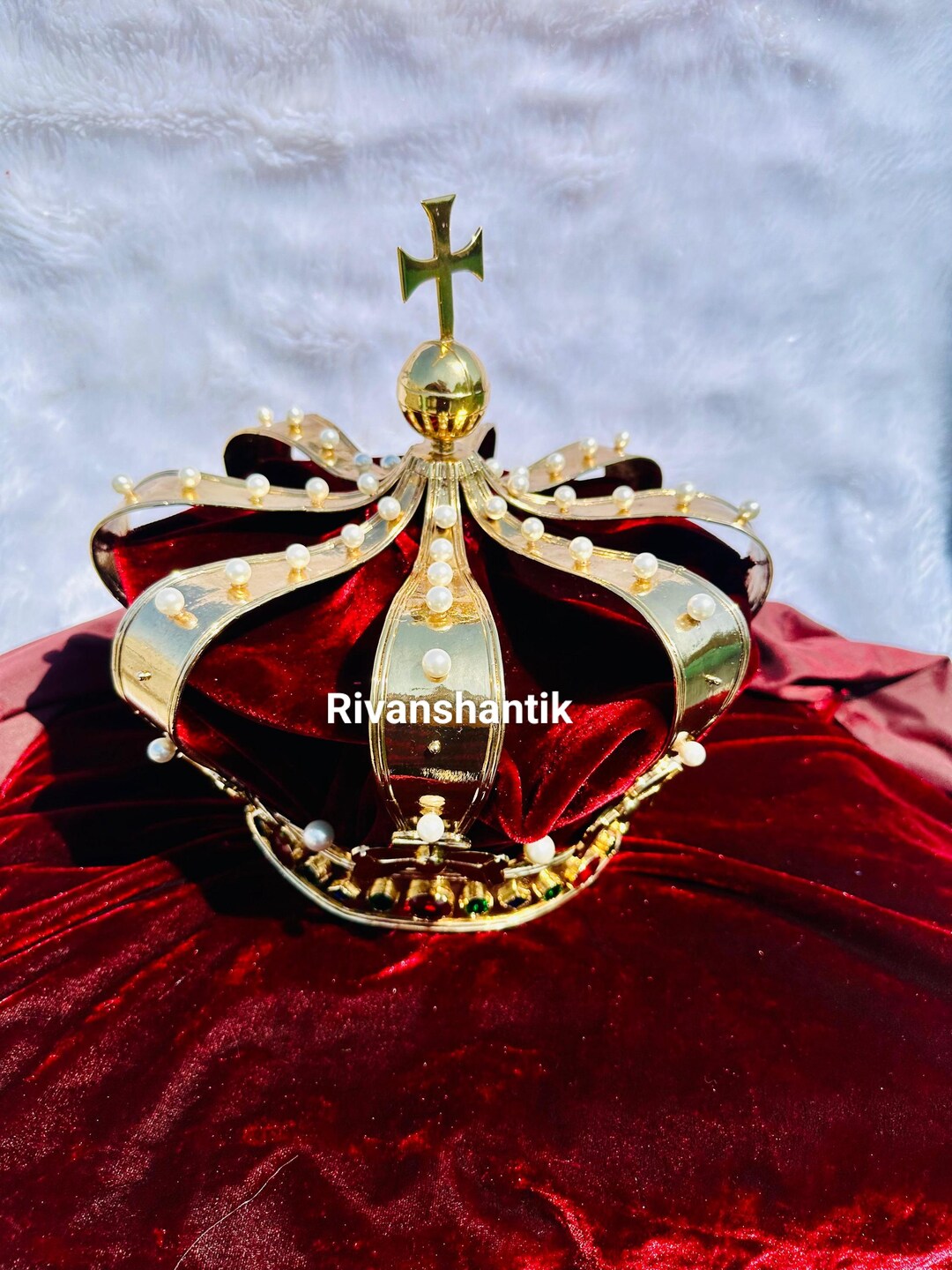 Handmade Gemstone Sterling Silver Crown: Royal Dutch Replica - Etsy