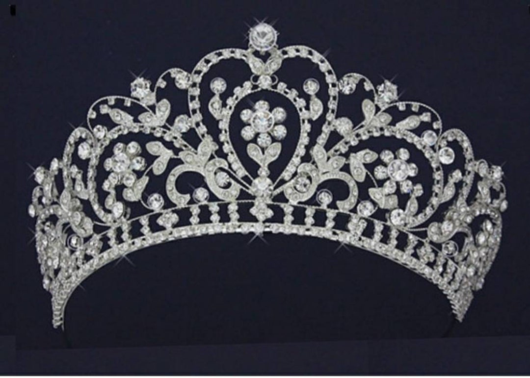 Wedding Tiara, Bridal Tiara Sterling Silver Handmade Tiaras/crown ...