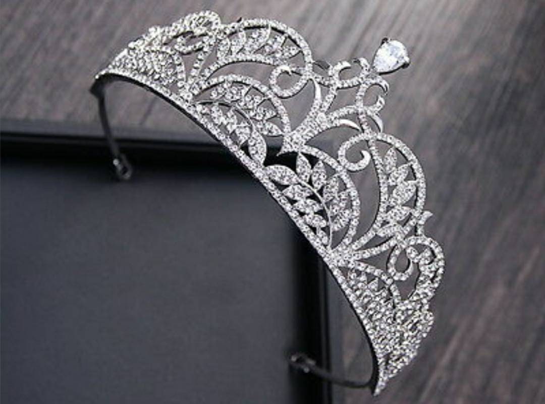 Wedding Tiara Bridal Tiara Sterling Silver Handmade - Etsy