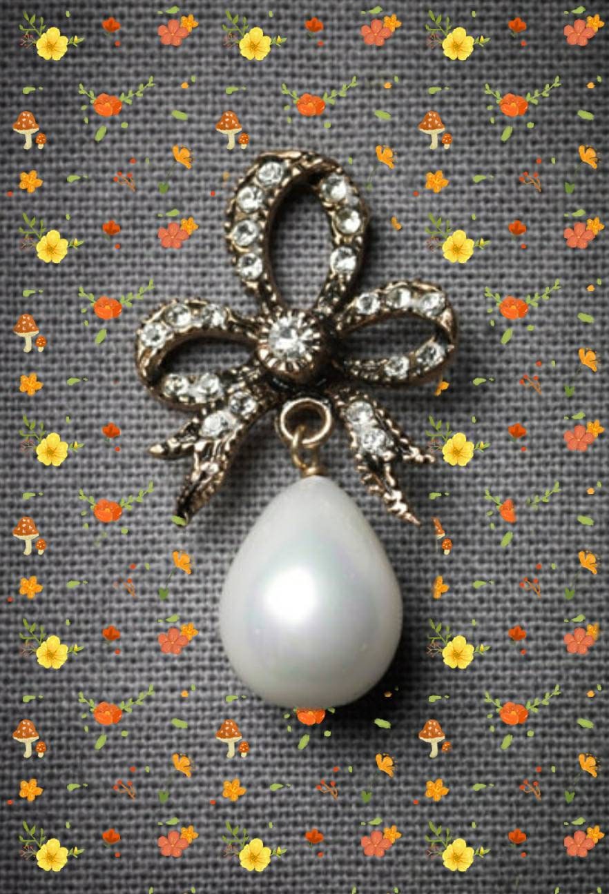 Antique Victorian Rose Cut Diamond Pearl Earrings,sterling Silver ...