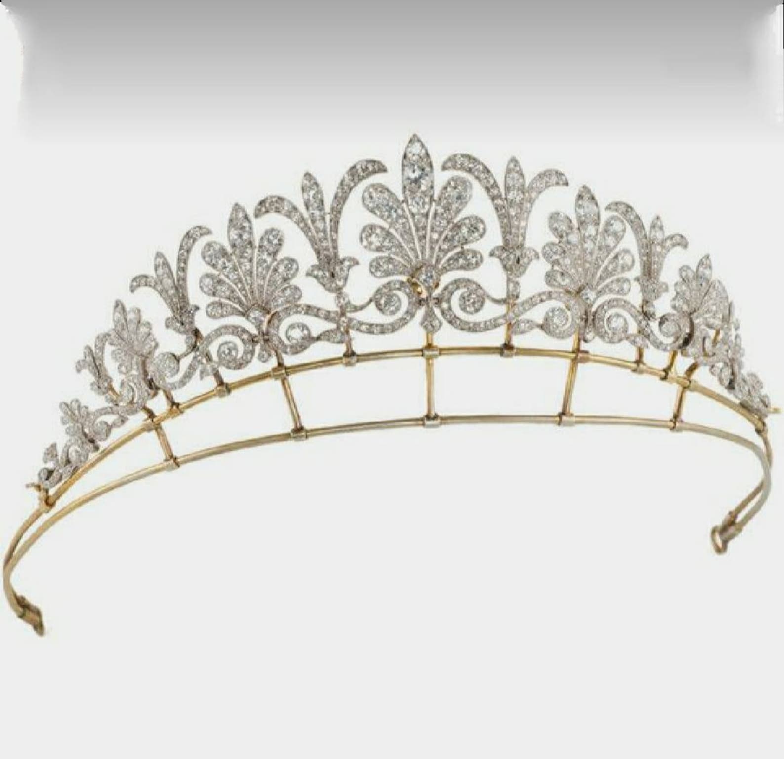 Late Victorian Rose Cut Tiaras 8.05ct Diamond Silver Purity - Etsy