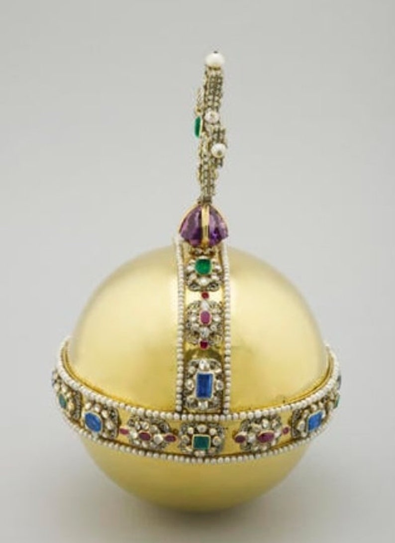 Royal Vintage Sovereign Orb Replica, Zircon Sovereign Orb Sterling ...