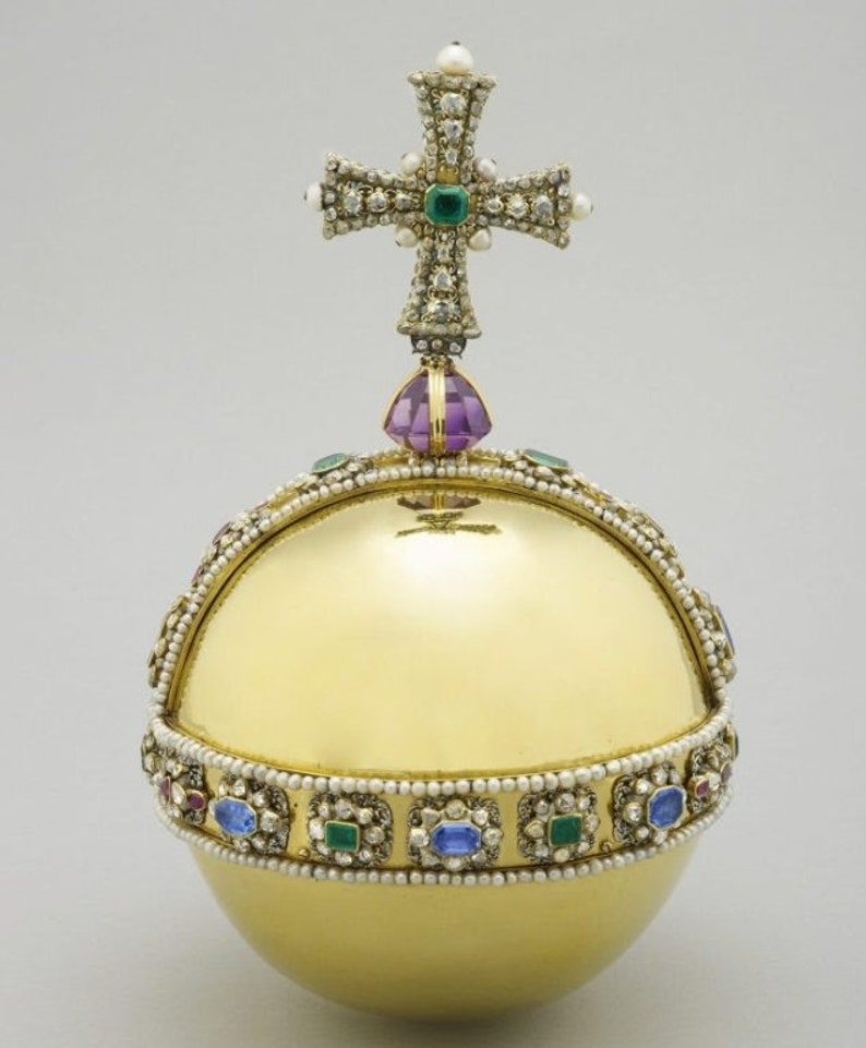 Royal Vintage Sovereign Orb Replica, Zircon Sovereign Orb Sterling ...