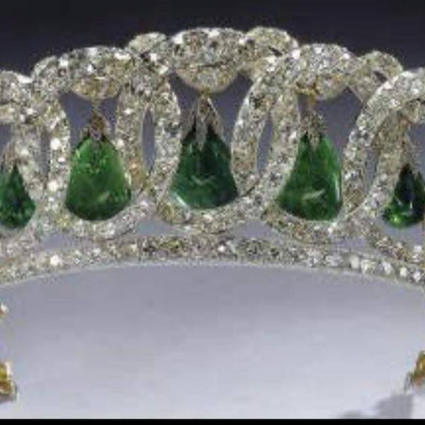 Emerald Tiara - Etsy