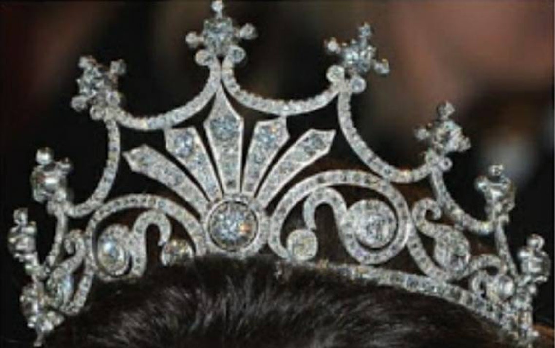 Wedding Crown/rose Cut Diamonds Crown, Silver Purity 92.5 ,handmade ...