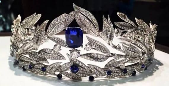 Blue Wedding Tiaras