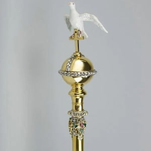 Beautiful Royal Replica of Sovereign Sceptre / Replica of British Royal ...