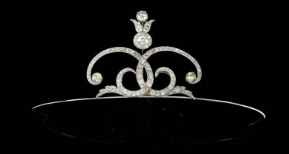 Stylish Wedding Tiara, Zircon Bridal Tiara Sterling Silver Handmade Simple Tiaras/headband ...