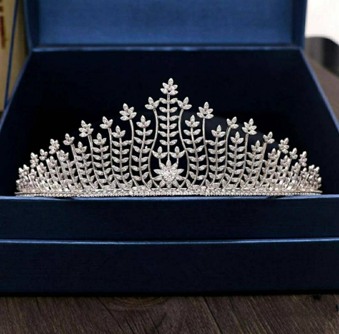 Wedding Tiara, Bridal Tiara Sterling Silver Handmade Tiaras/crown ...