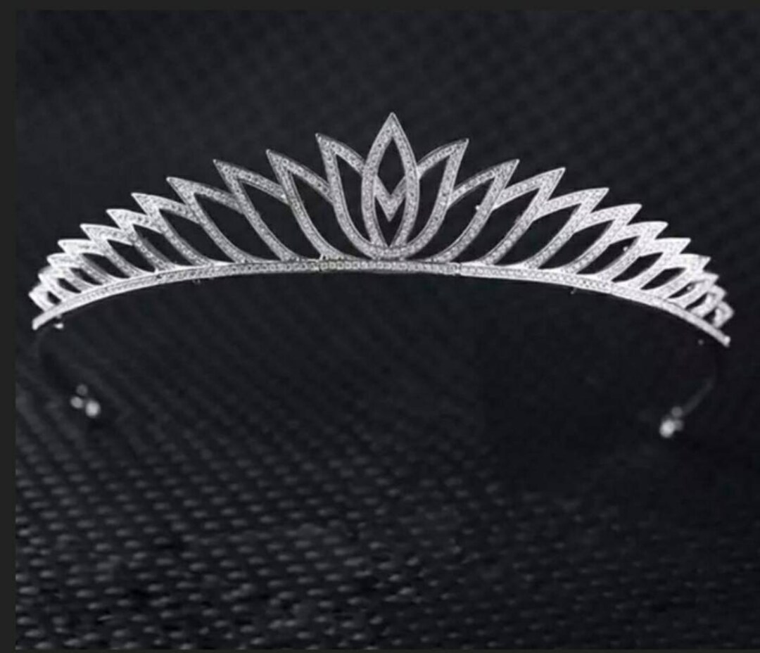 Wedding Tiara, Bridal Tiara Sterling Silver Handmade Tiaras/crown ...