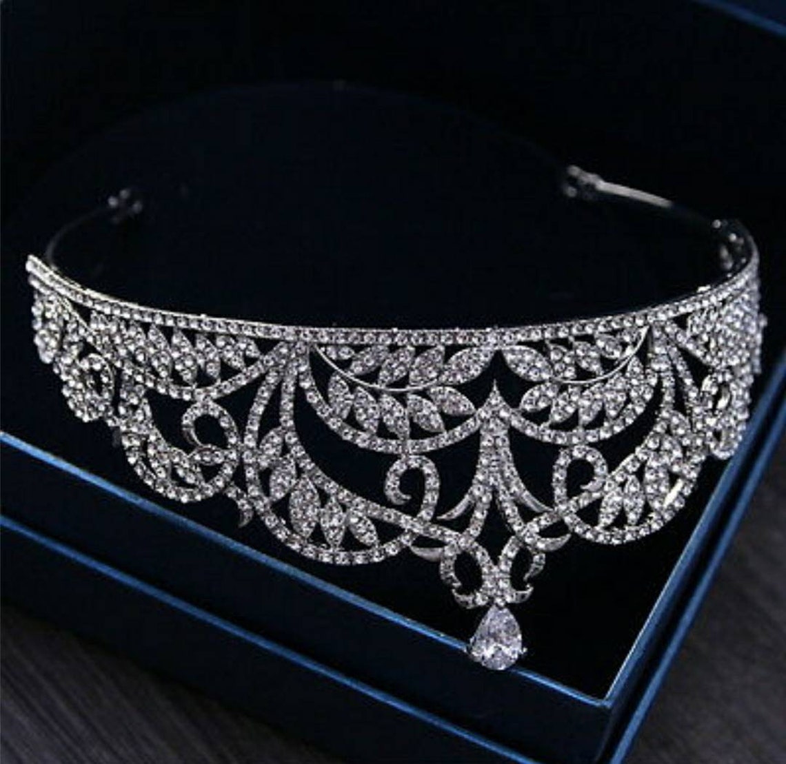 Wedding Tiara Bridal Tiara Sterling Silver Handmade - Etsy