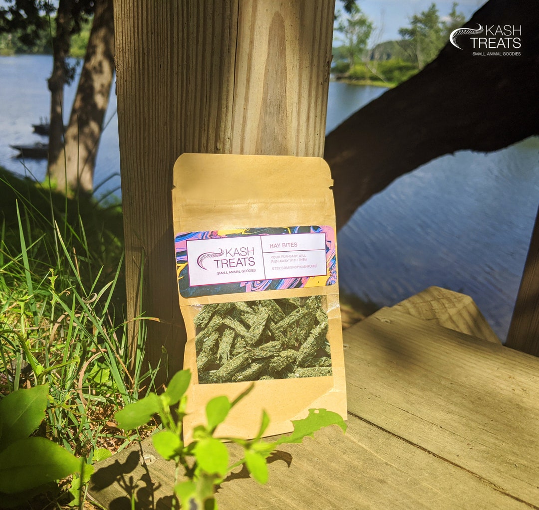 Hay Treats 1 Oz Hay Bites Small Animal Treats Kash Treats - Etsy