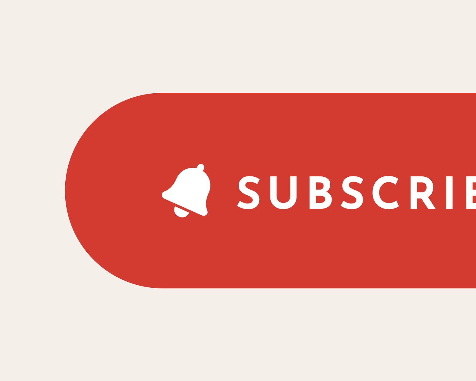 Red Youtube Subscribe Button Subscribe Button Youtube Branding Rounded ...