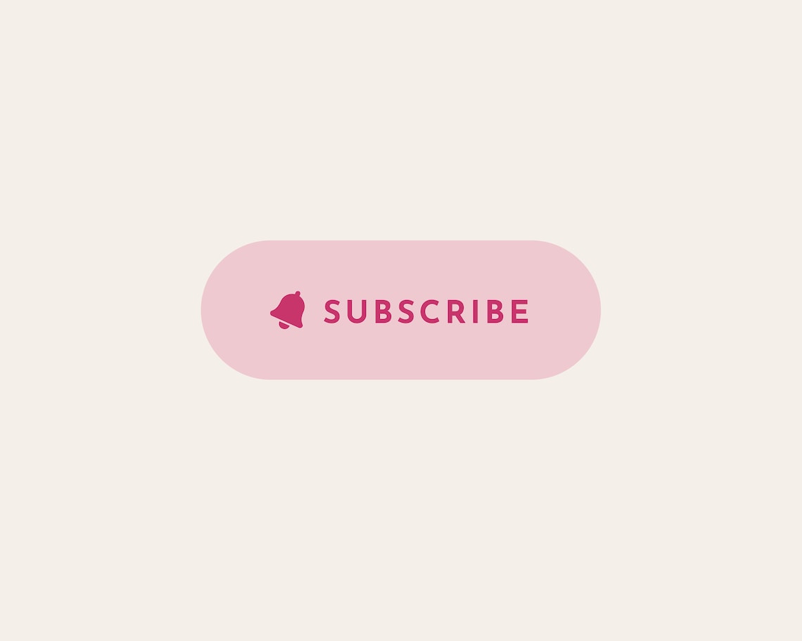 Pink Youtube Subscribe Button · Youtube Subscribe Button · Youtube ...