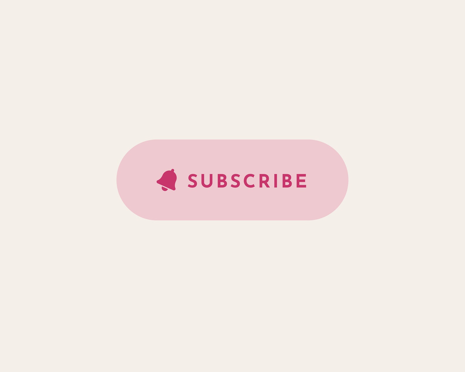Pink Youtube Subscribe Button Youtube Subscribe Button | Etsy