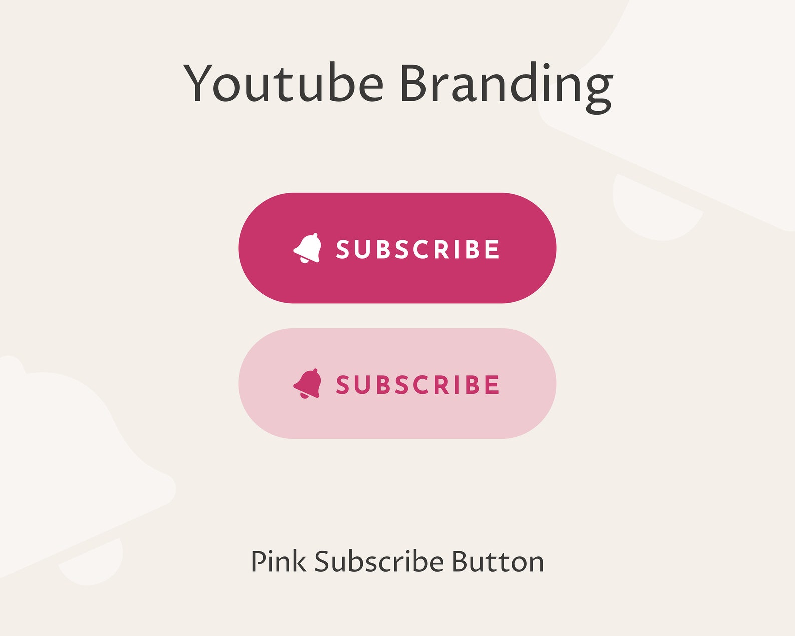 Pink Youtube Subscribe Button · Youtube Subscribe Button · Youtube ...
