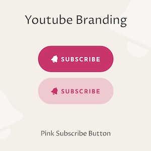 Pink Youtube Subscribe Button · Youtube Subscribe Button · Youtube ...