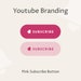 Pink Youtube Subscribe Button · Youtube Subscribe Button · Youtube ...