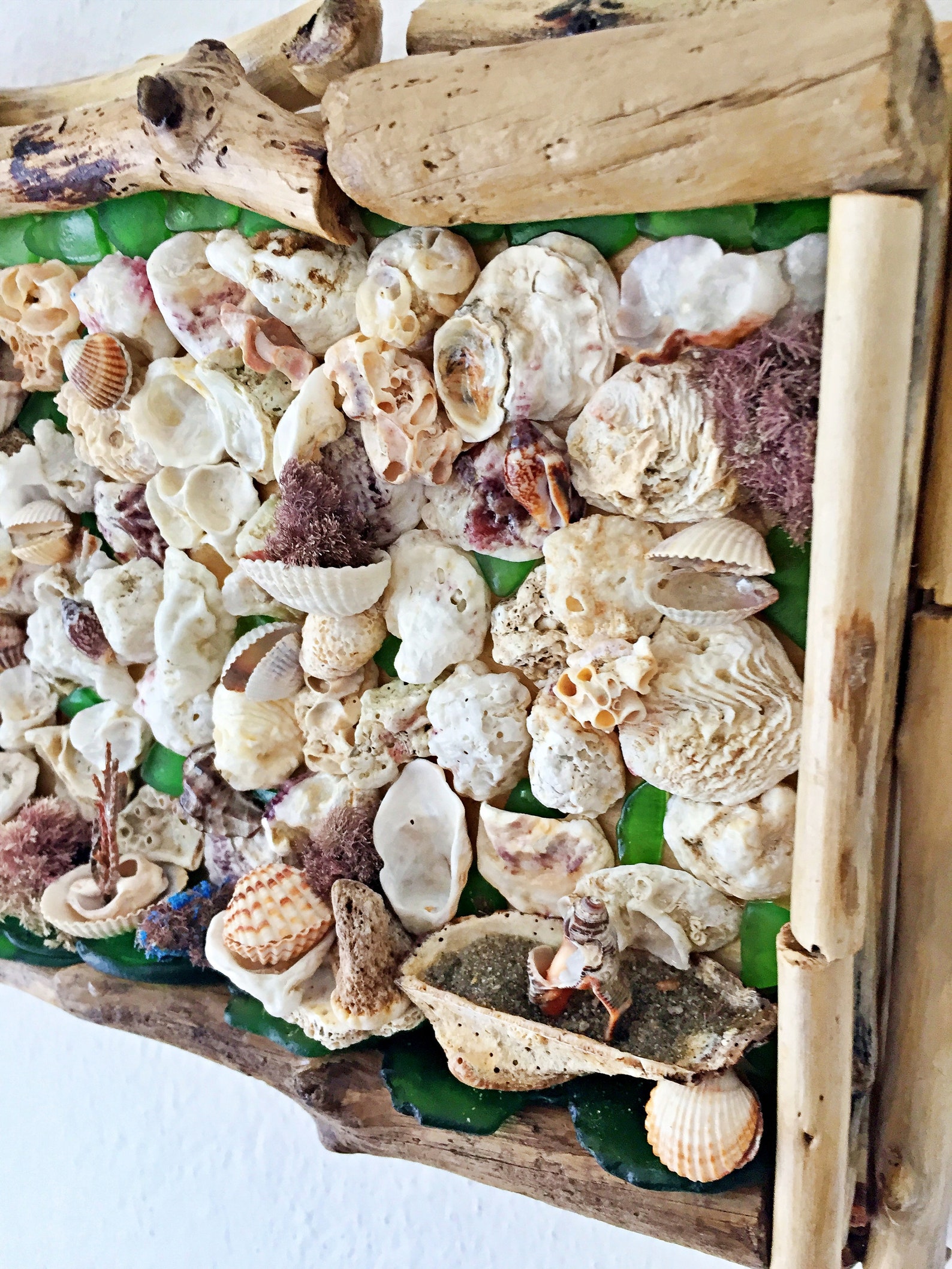 Wall Hanging,sea Glass Wall Hanging,seashells Wall Hanging,driftwood ...