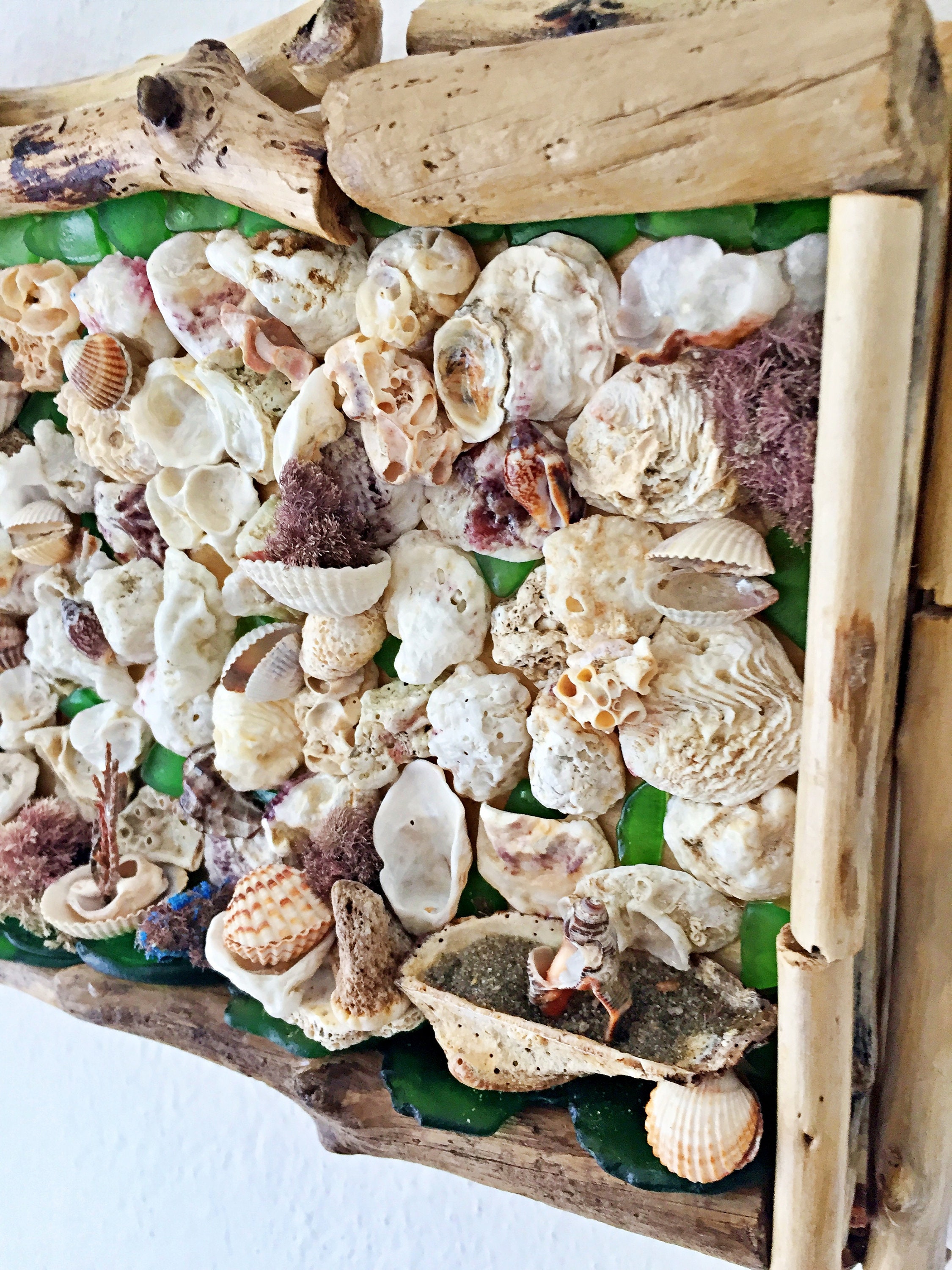 Wall Hanging,sea Glass Wall Hanging,seashells Wall Hanging,driftwood ...