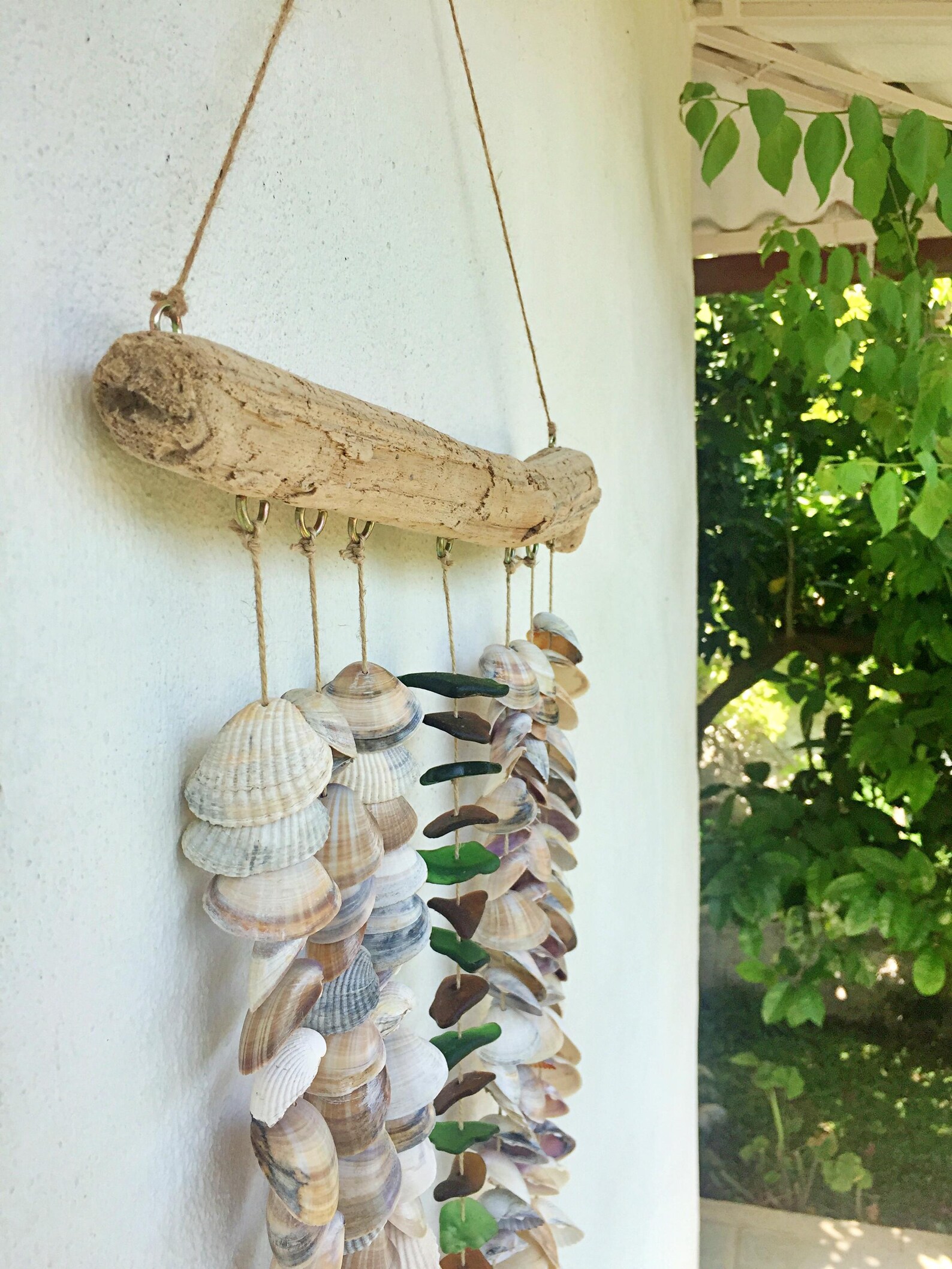 Seashell Wall Hanging, Wall Hangings, Nautical Wall Hanging, Coastal ...