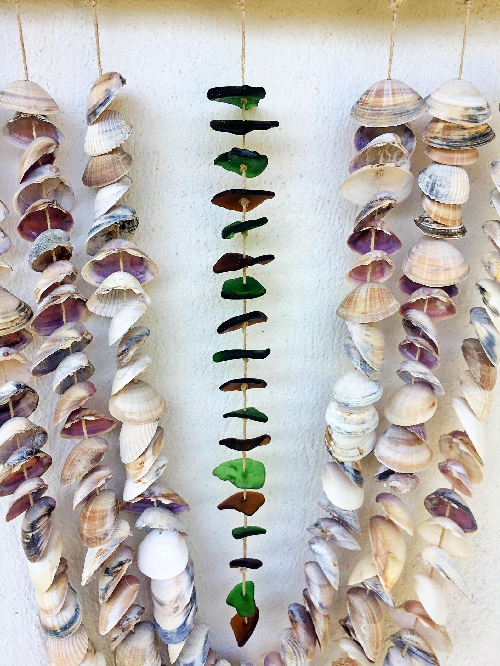 Seashell Wall Hanging, Wall Hangings, Nautical Wall Hanging, Coastal ...