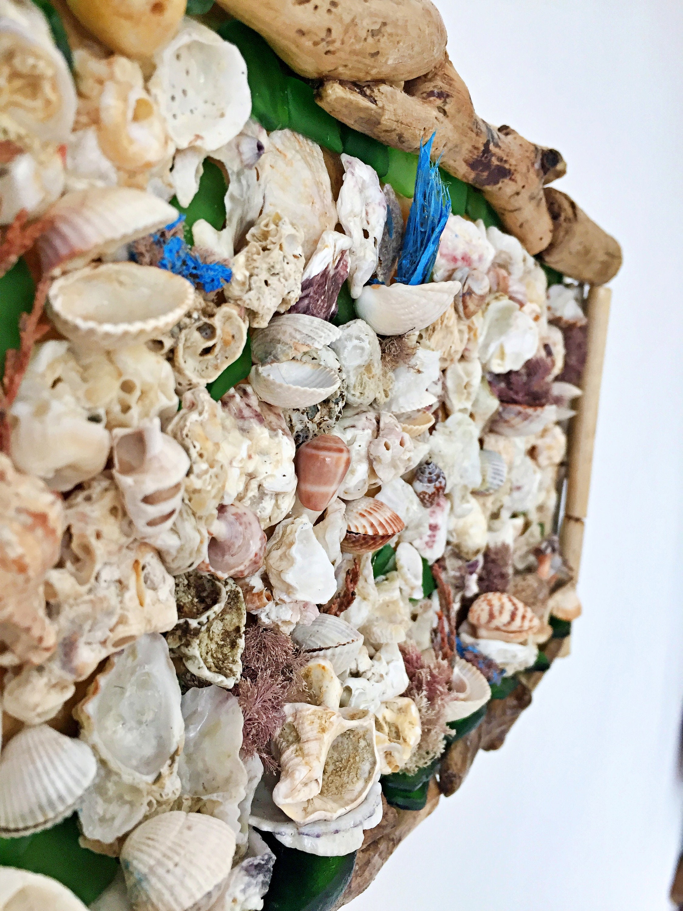 Wall Hanging,sea Glass Wall Hanging,seashells Wall Hanging,driftwood ...