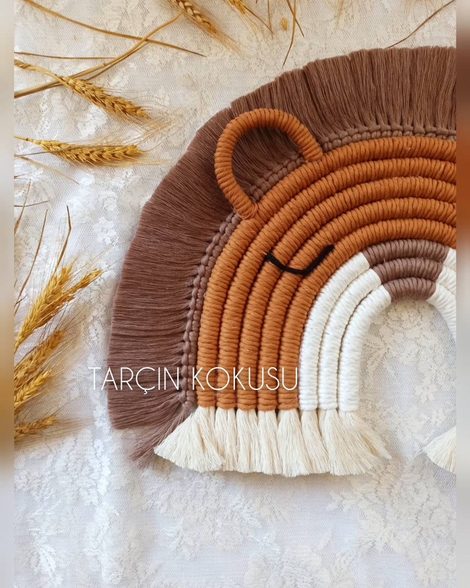 Macrame Lion Macrame Animal Safari Nursery Jungle Nursery - Etsy