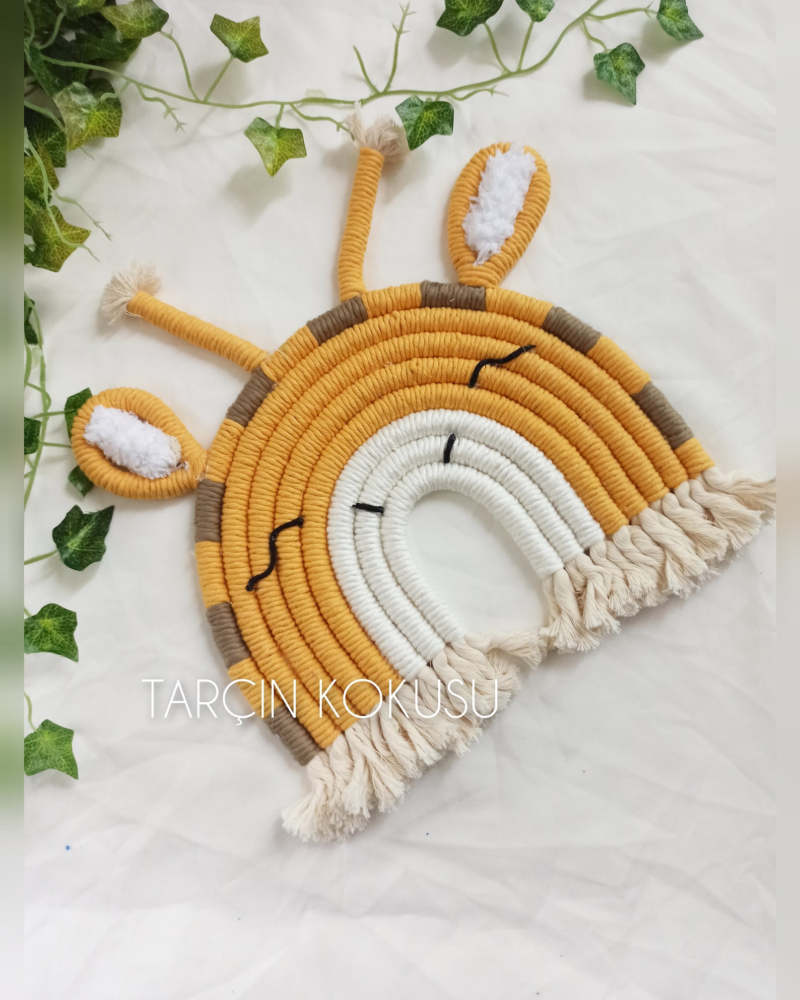 Deer Macrame Rainbow Macrame Wall Hanging Macrame Animals - Etsy