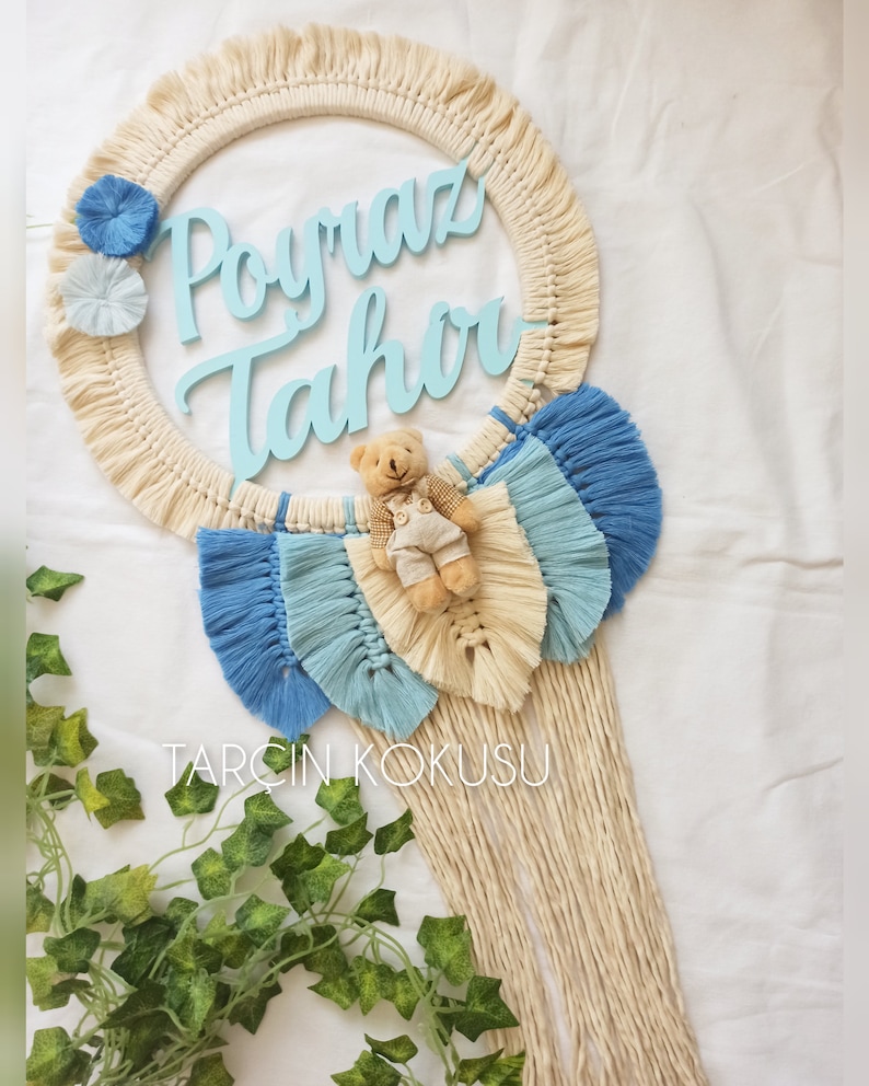Custom Macrame Wall Hanging Personalized Name Decor Baby - Etsy
