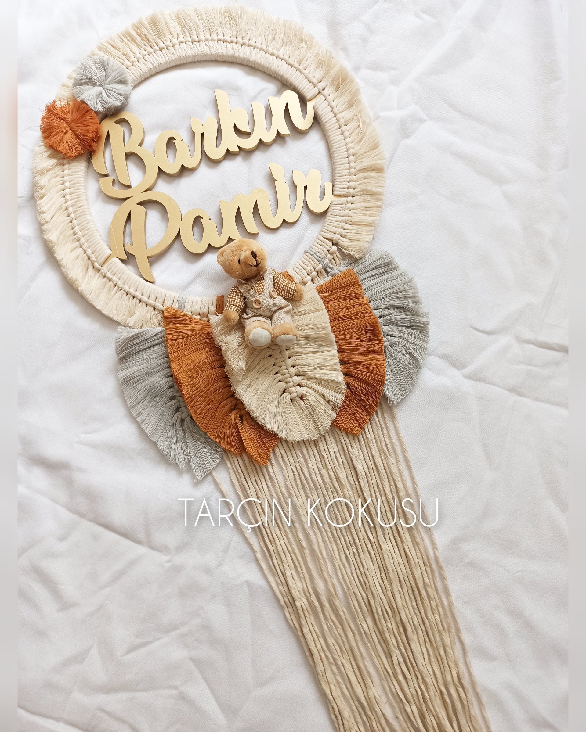 Custom Macrame Wall Hanging, Personalized Name Decor, Baby Name Wall ...