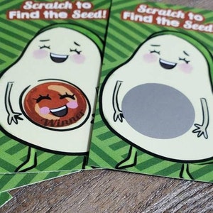 Avocado Scratch off Party Favor | Fiesta | Baby Shower | Holy Guacamole ...