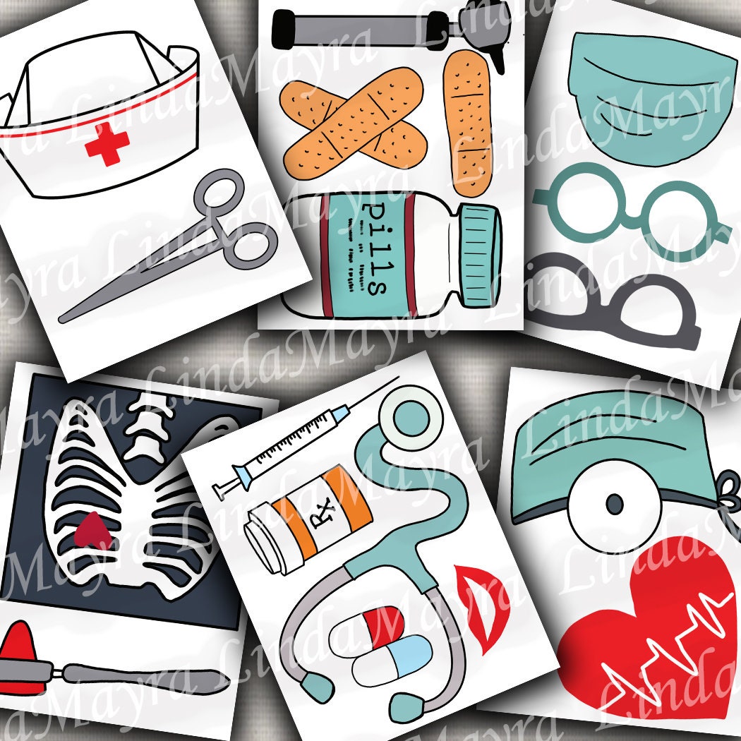 Digital Nurse Doctor Heroes Props no physical item | Etsy