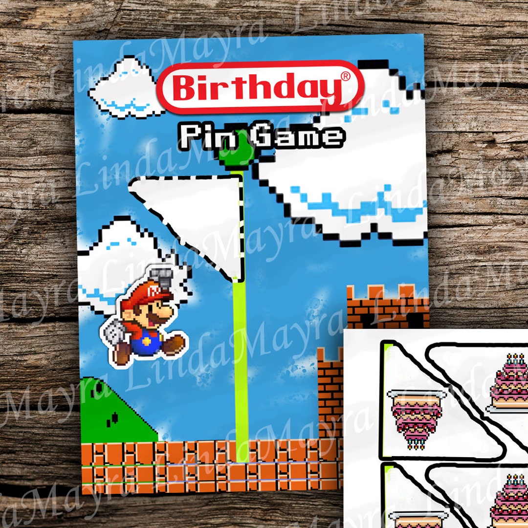 Digital Pin Game Retro Video Game | 80's | Vintage | Instant Download ...