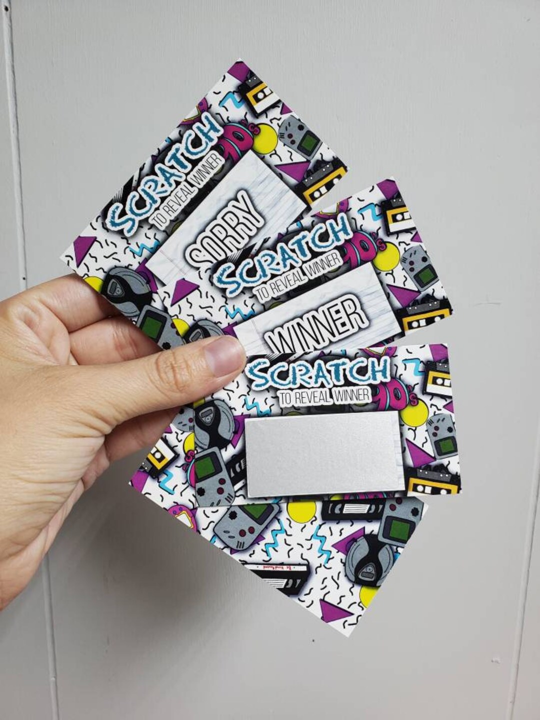 90s Theme Scratch off Baby Shower Bridal Shower Game | 90s | Be Kind ...