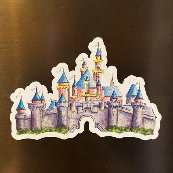 Disneyland Castle Magnet - Etsy