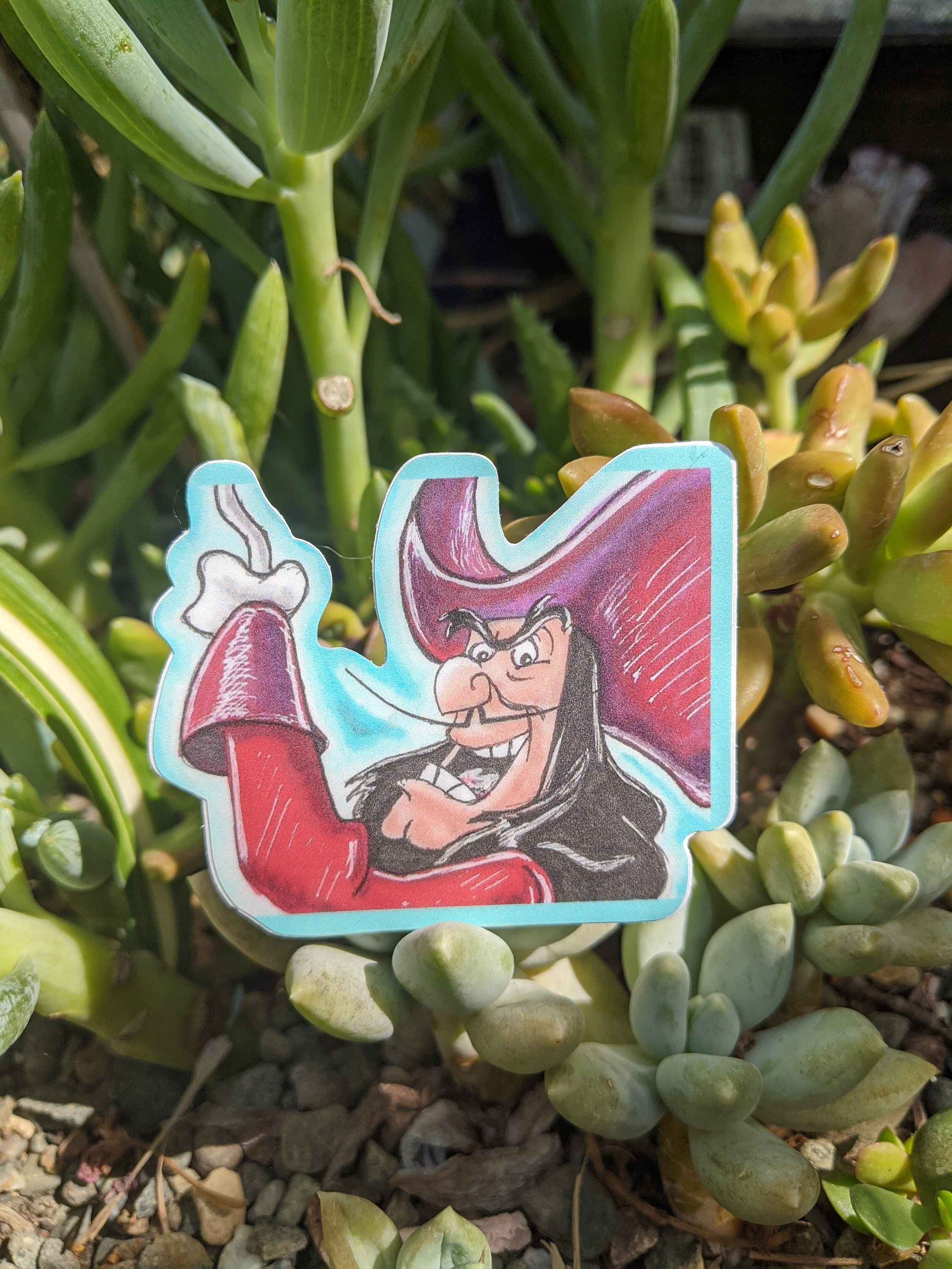 Captain Hook 2.5" Sticker - Etsy