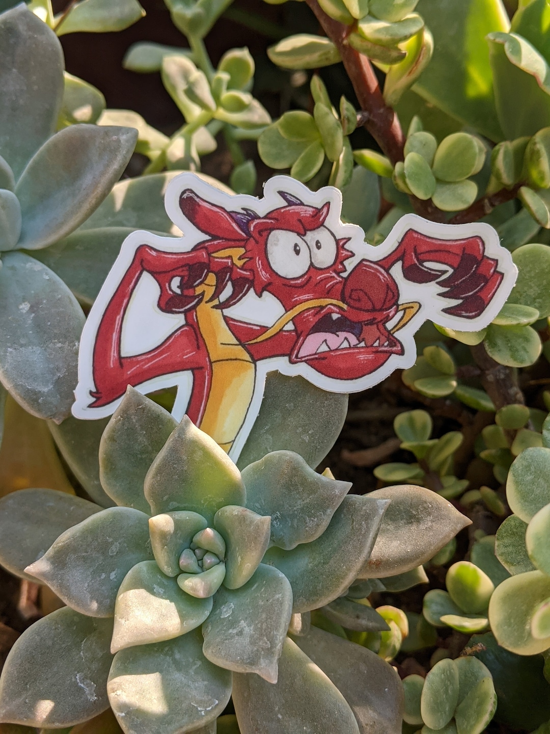 Mushu 3" Sticker - Etsy