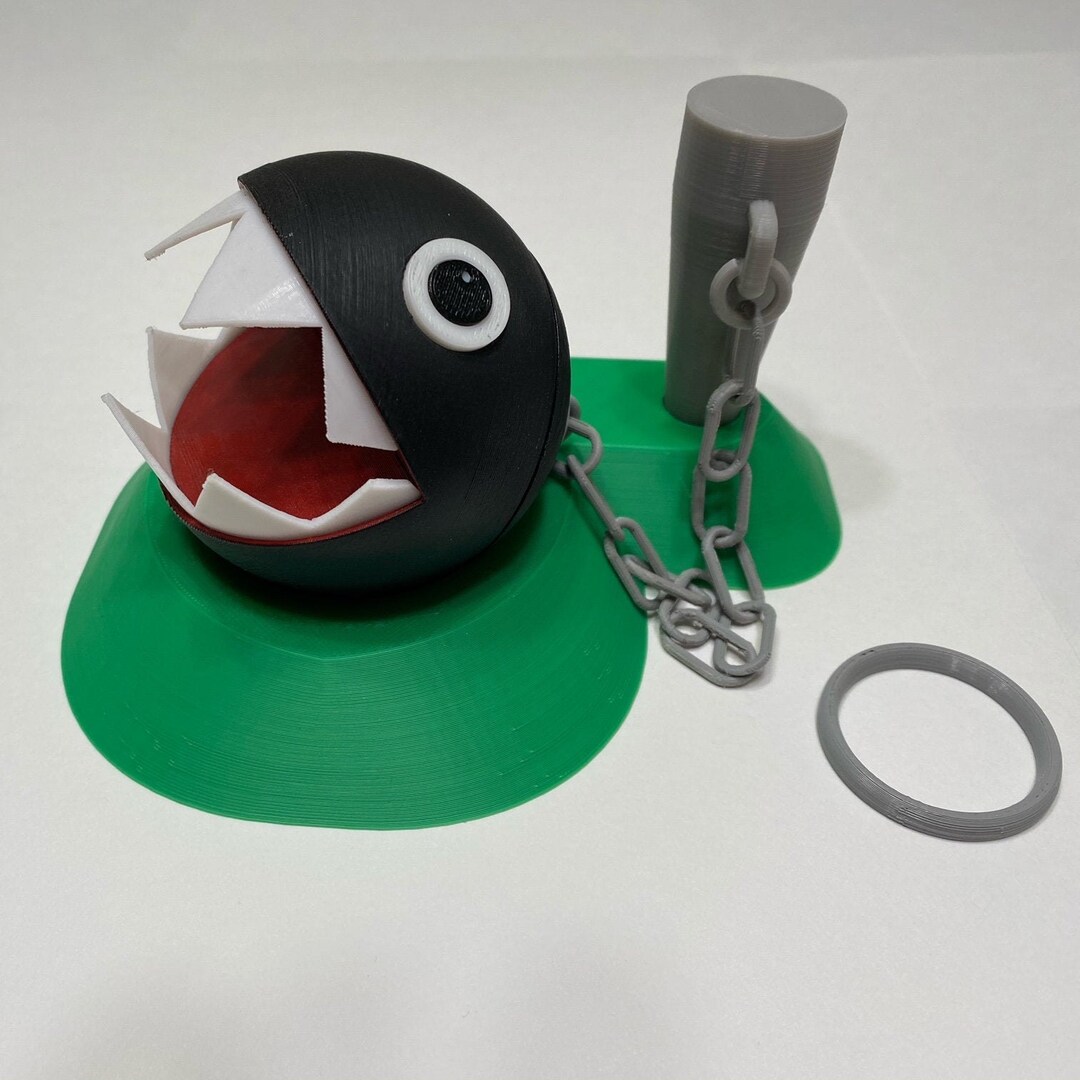 Chain Chomp 3D Printed Figure With Mound - Etsy