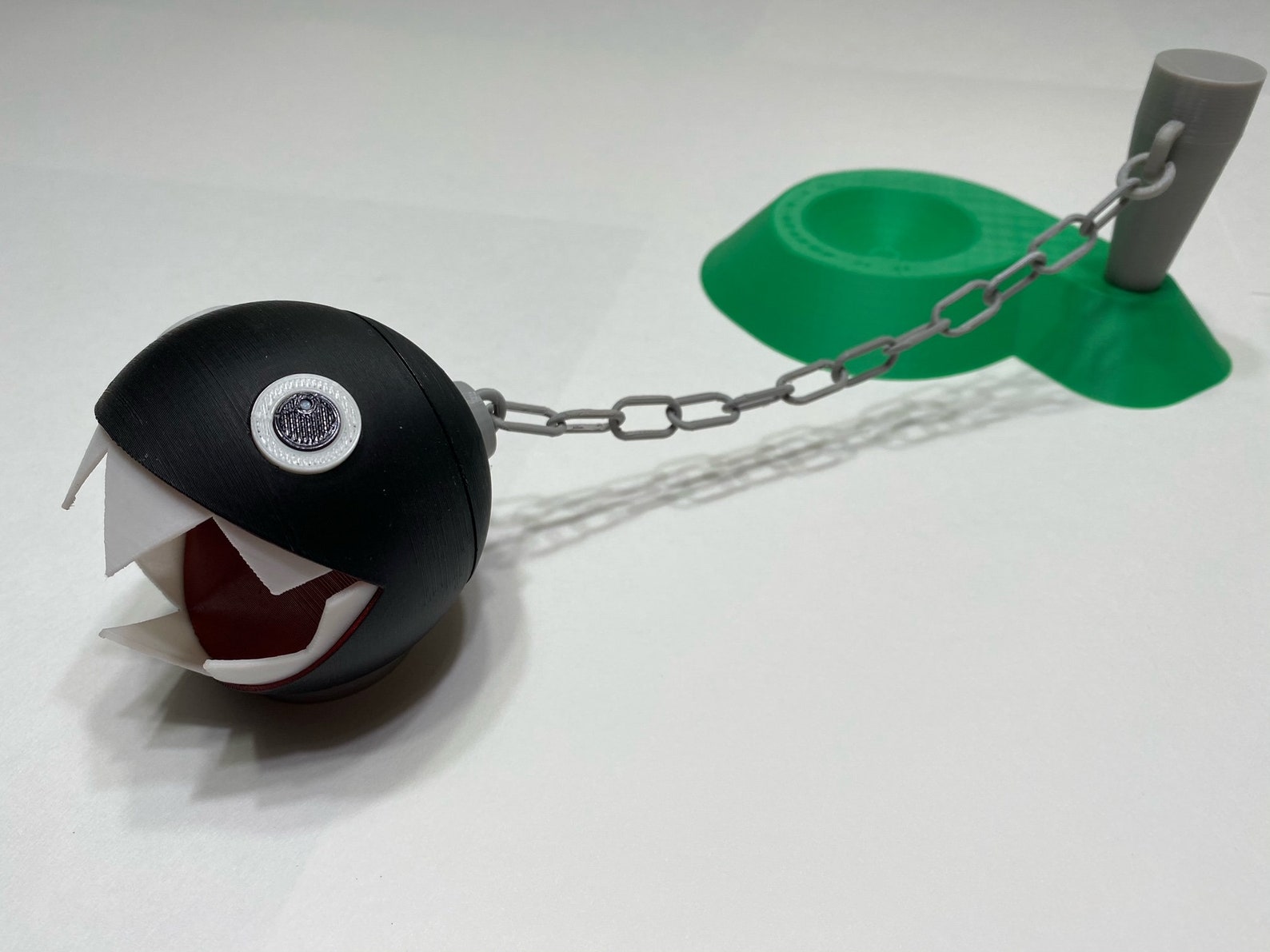 Chain Chomp 3D Printed Figure With Mound - Etsy