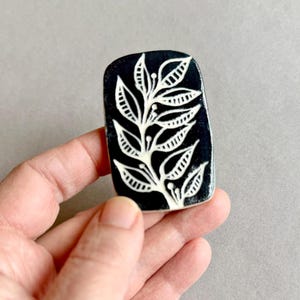 Colorful Hand Carved Ceramic Refrigerator Magnet - Etsy