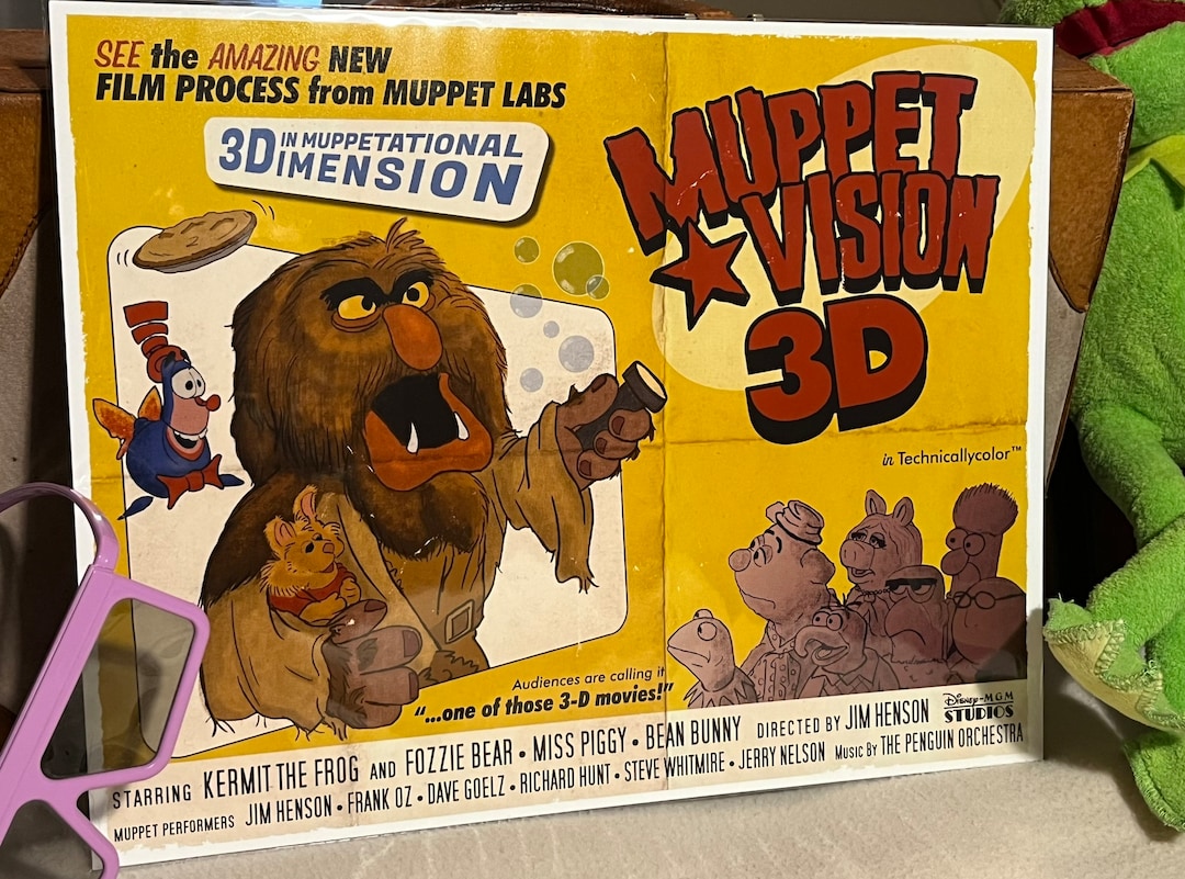 Muppet*vision 3D Lobby Card Print - Etsy