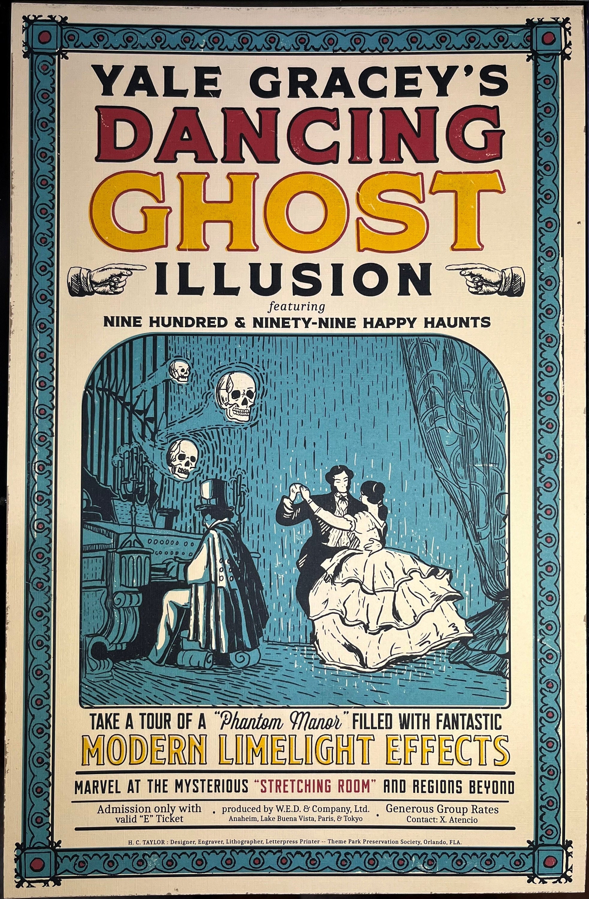 Yale Gracey's Dancing Ghost Illusion haunted Mansion - Etsy