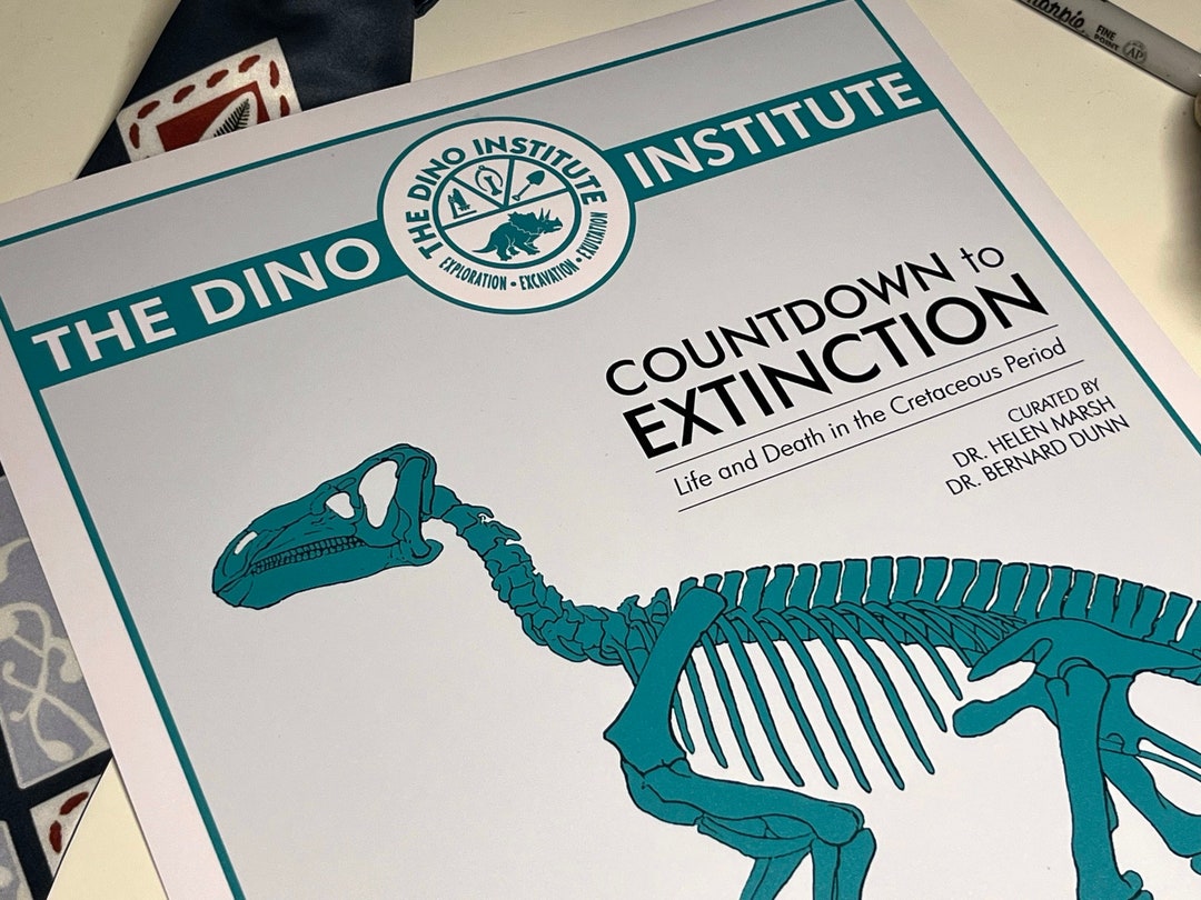 Countdown to Extinction - Dino Institute Art Print - Etsy