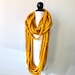 Mustard Chain Necklace, Modern Scarf, Snood - Etsy