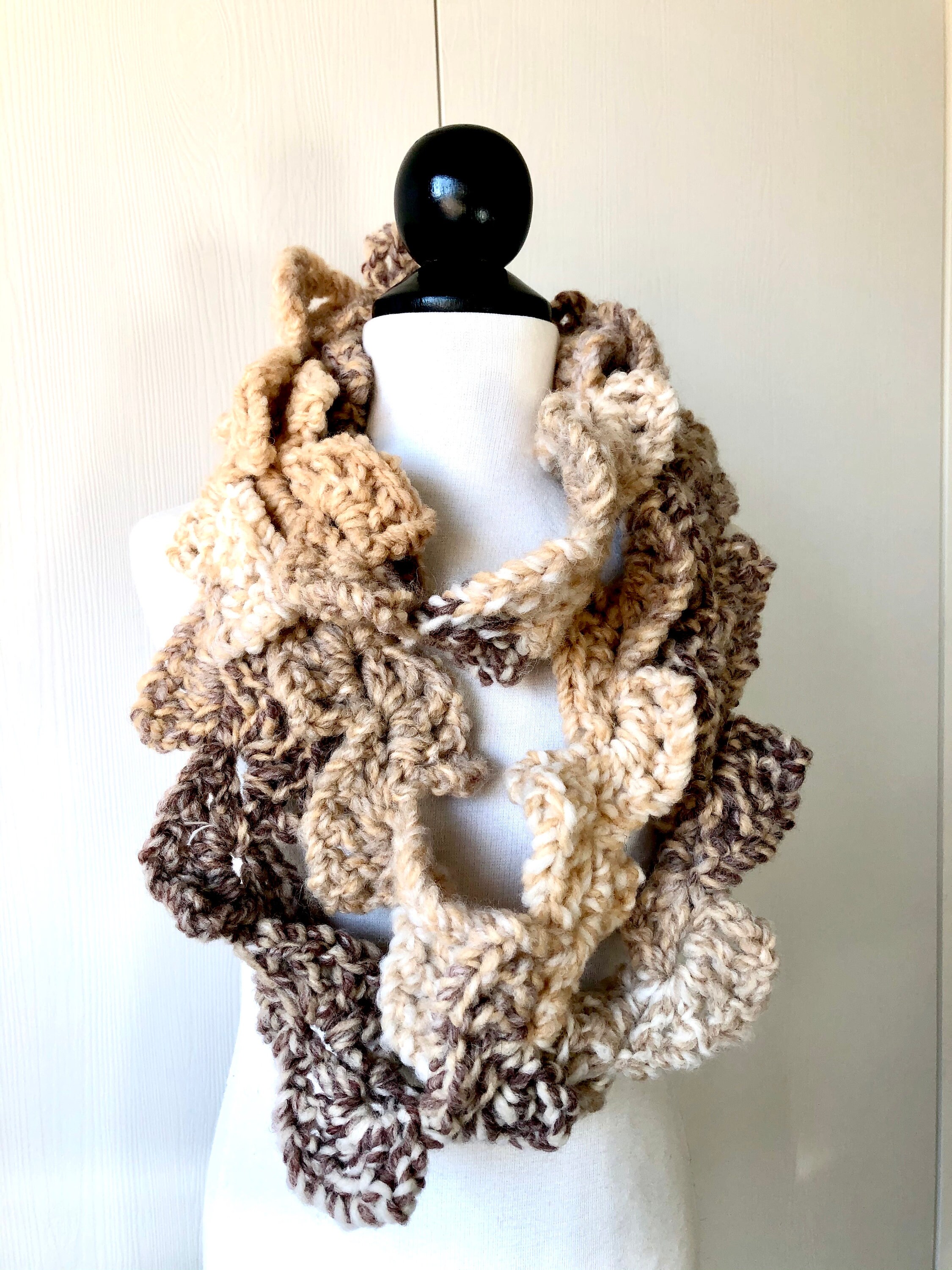 Beige Scarf, Modern Scarf, Snood - Etsy
