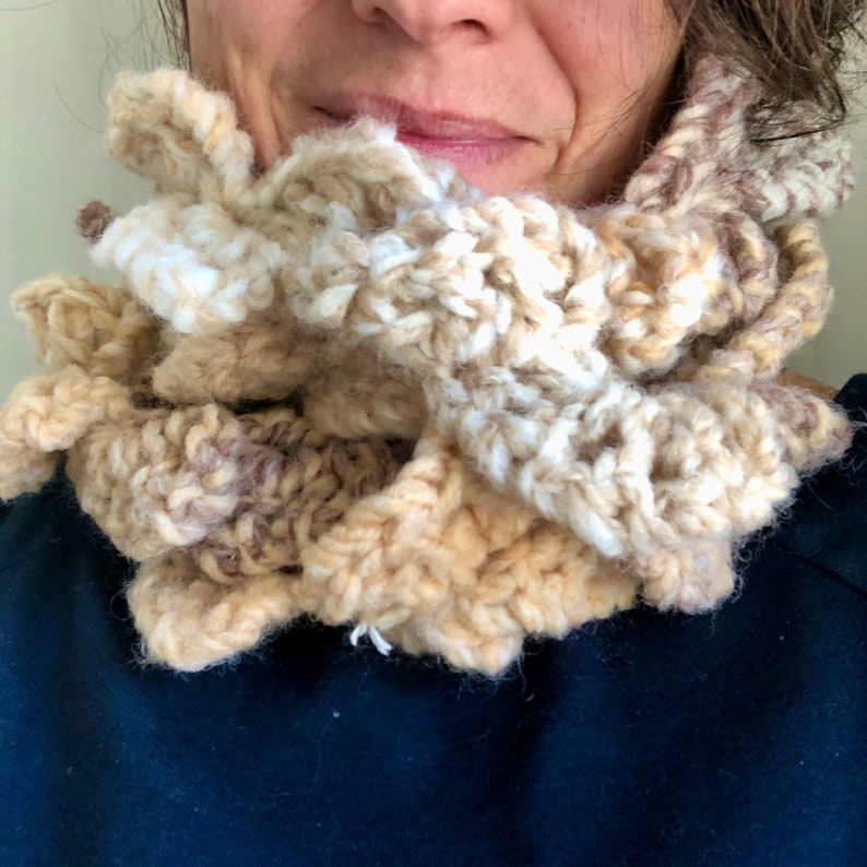 Beige Scarf, Modern Scarf, Snood - Etsy