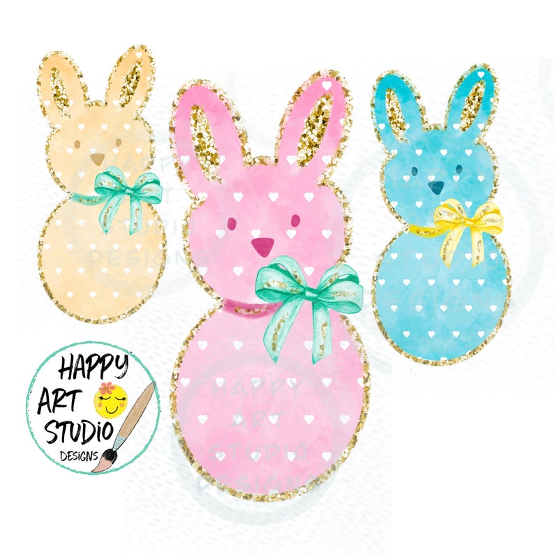 Digital Drawing & Illustration Hangin With My Peeps Glitter Peep Easter ...